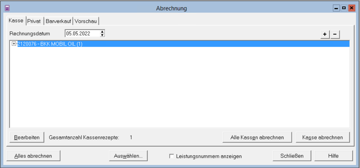 SP: Rechnungsdatum anpassen