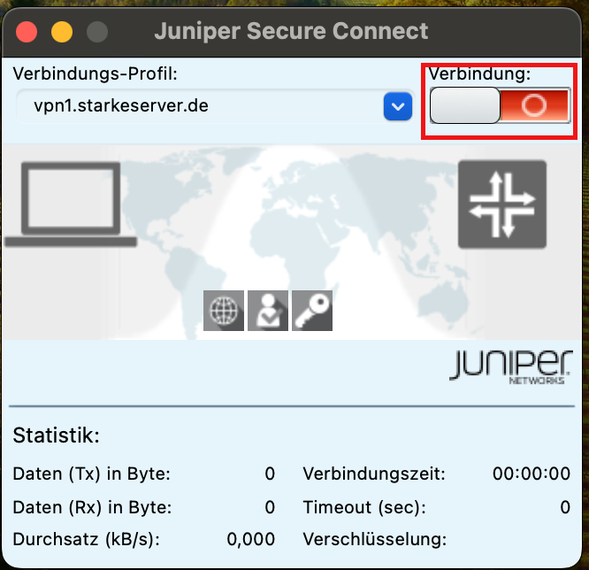 SRV: Einrichtung Juniper Secure Connect